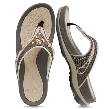 Women Signature – Gold Pigeon Shoes